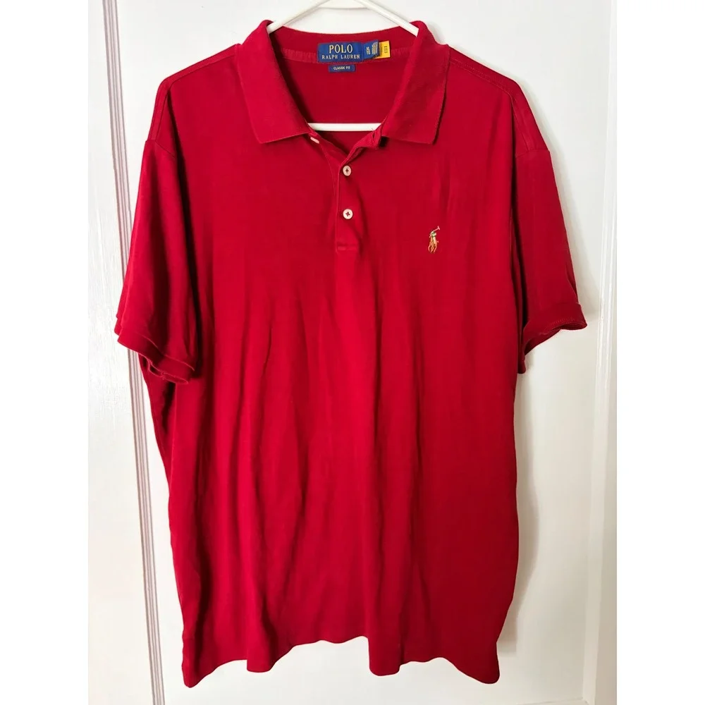 Polo Ralph Lauren | Shirts | Polo Ralph Lauren Mens Classic Fit Red ...